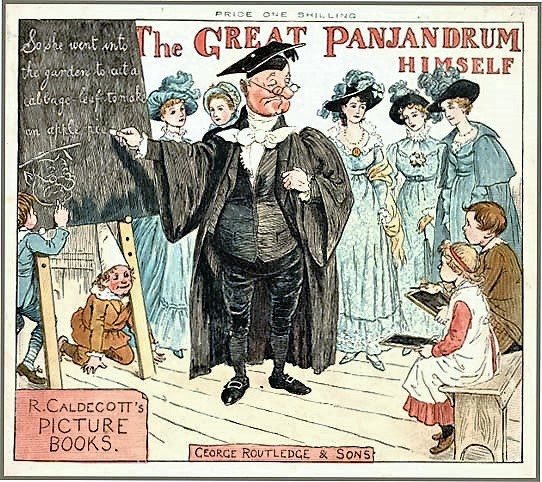 origin of ‘panjandrum’ (pompous self-important official) – word histories