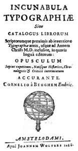 meaning and origin of the word ‘incunabula’ – word histories