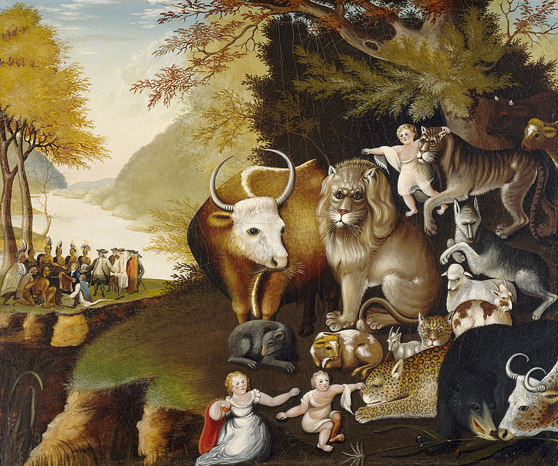 meaning and origin of the phrase ‘peaceable kingdom’ – word histories
