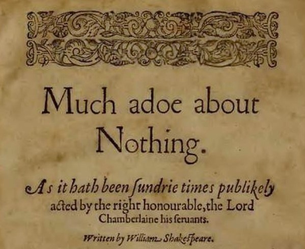 origin of the word ‘ado’ – word histories