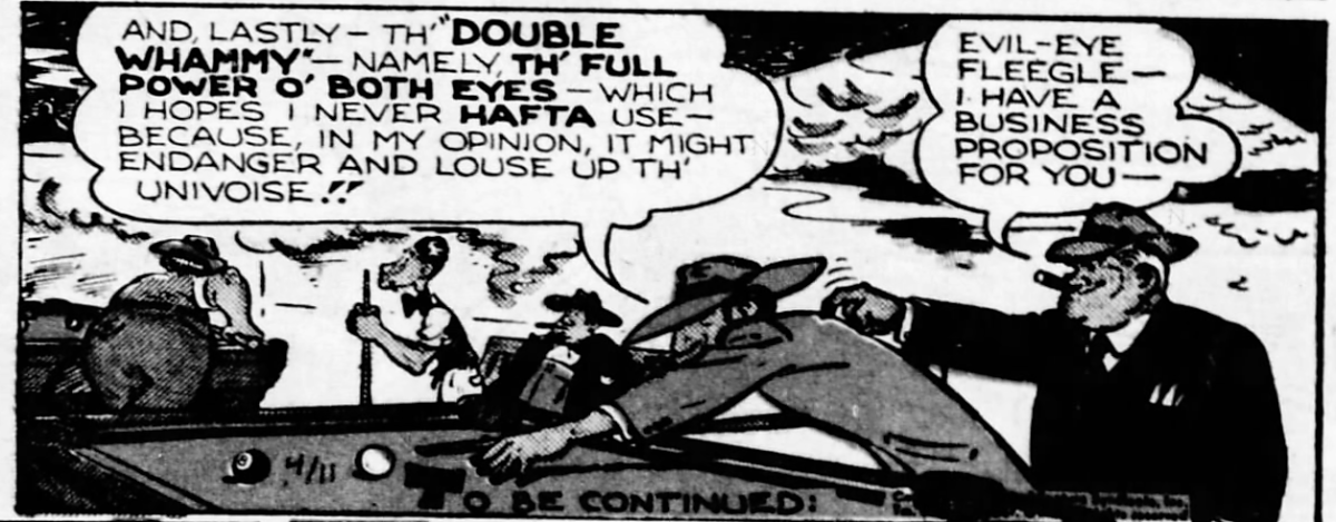 history of the terms ‘whammy’ and ‘double whammy’ – word histories