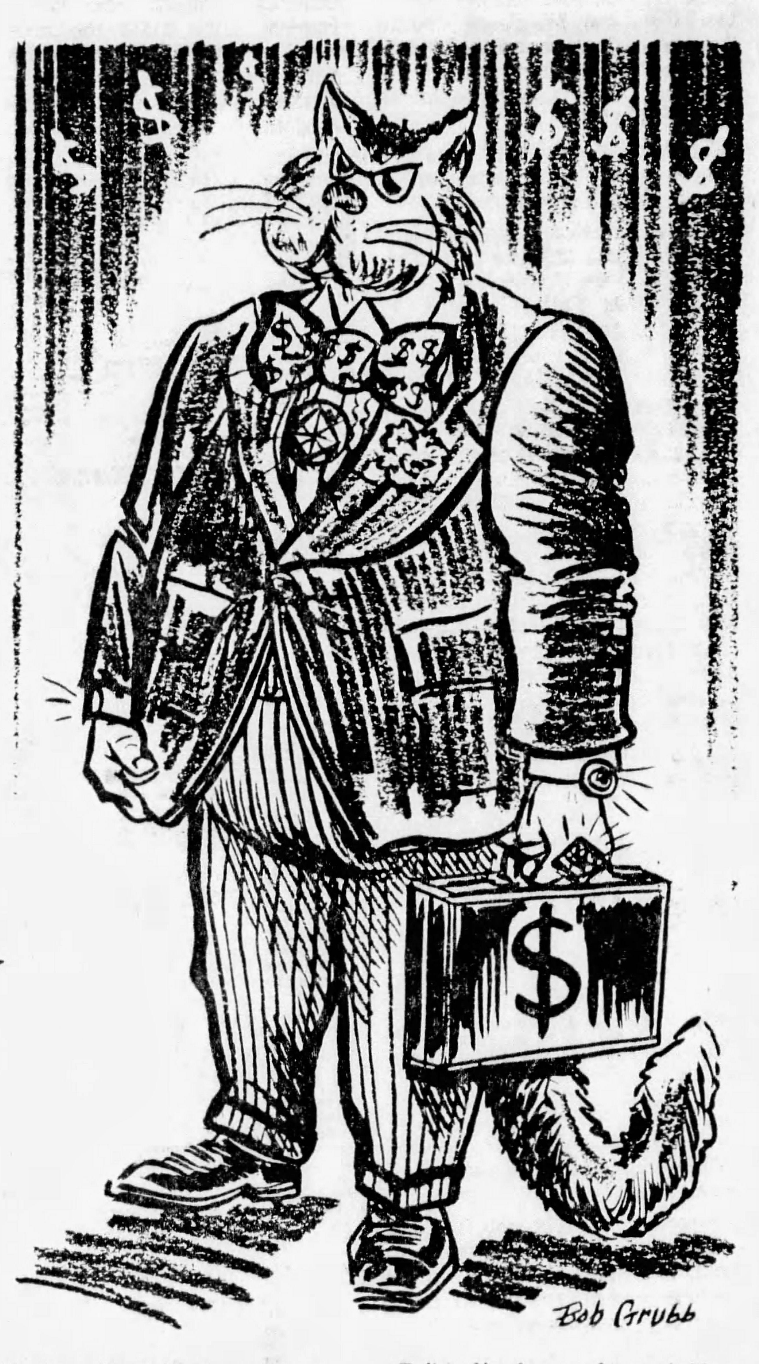 origin of ‘fat cat’ (wealthy and powerful person) – word histories