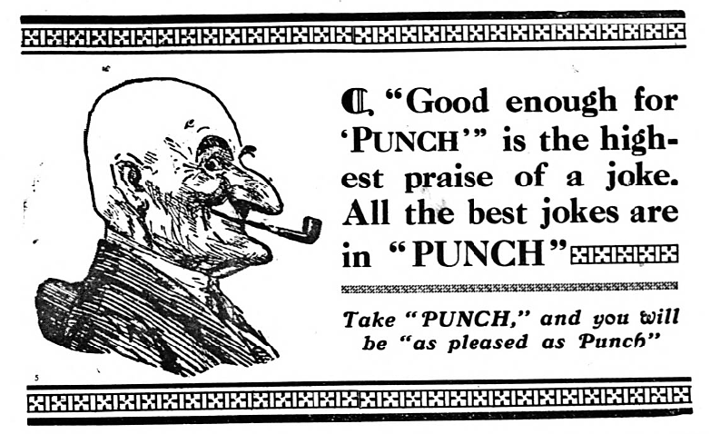 meaning and history of ‘good enough for Punch’ – word histories