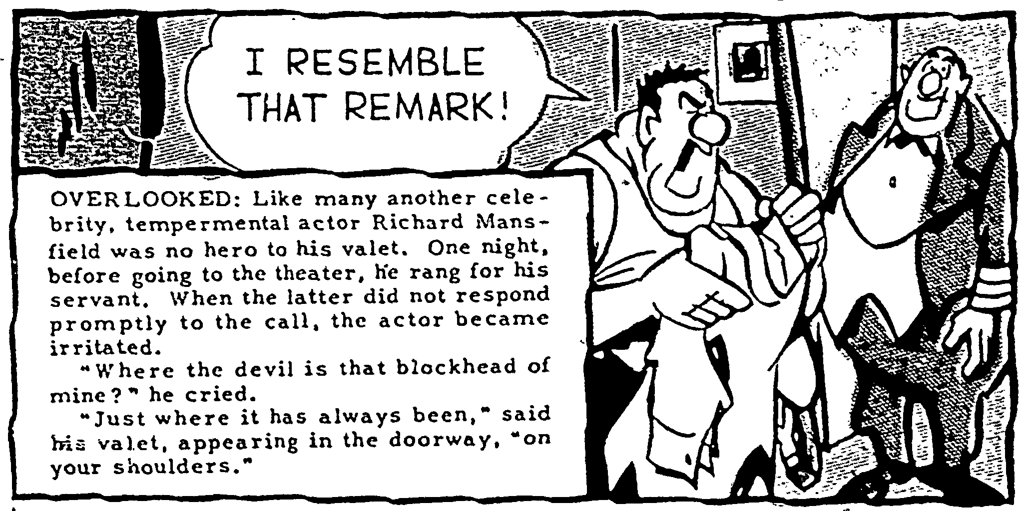 ‘I resemble that remark’: meaning and early occurrences – word histories