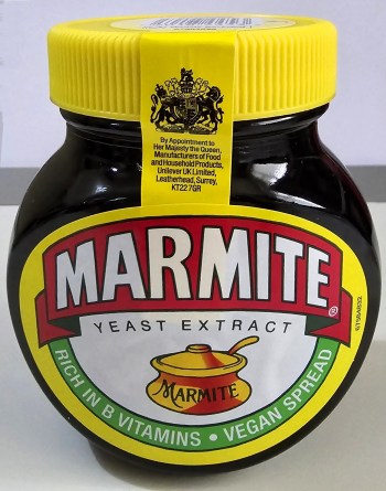 a British use of ‘Marmite’ (divisiveness) – word histories