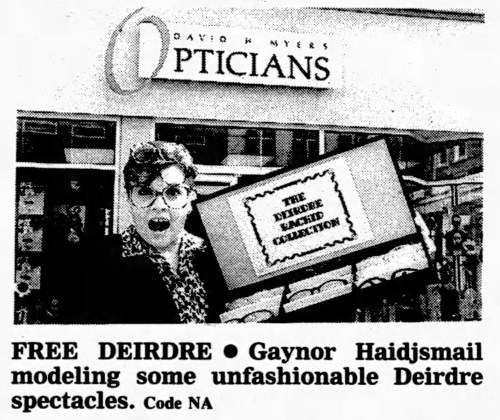 ‘Deirdre spectacles’: meaning and origin – word histories